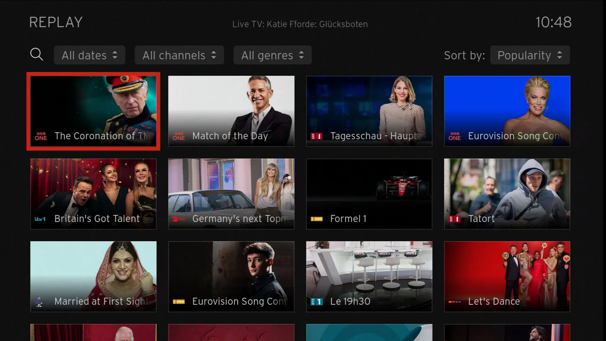 New Sunrise TV Replay overview